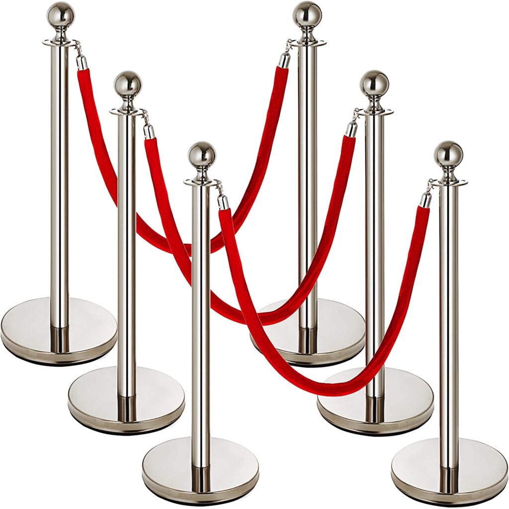6 Crowd Control Stanchions - Atlanta Photo Booth Rentals | Atlanta ...